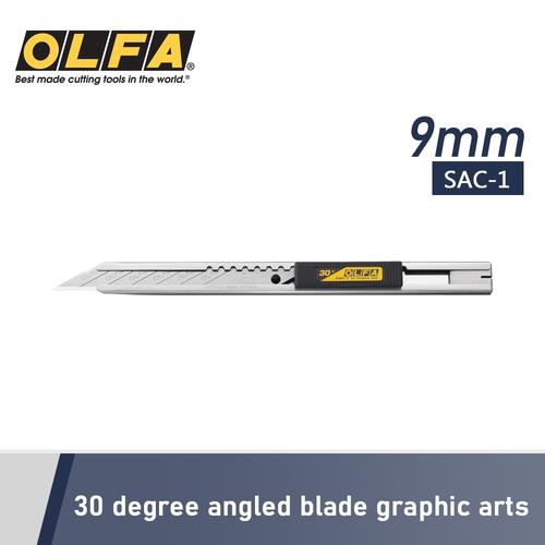 Jual Pisau Grafik 9mm Snap-Off blade Graphic Cutter SAC-1 Olfa ...