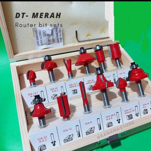 Jual MATA Router bit set / mata profil / mata trimmer SET - Kab. Bekasi ...