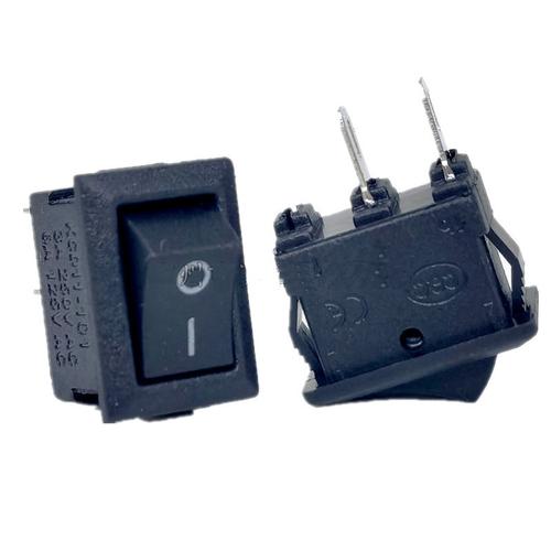 Jual KCD1-101 Rocker Switch SPST 6A 250V 2pin Saklar on off Hitam ...