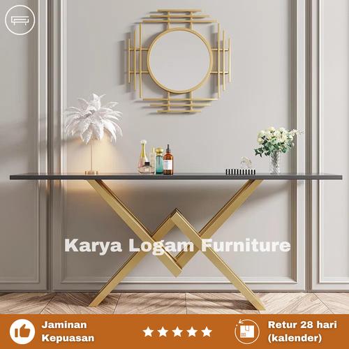Jual Console Table Modern Minimalis - Meja Konsol Besi Powder Coating ...