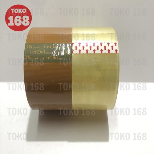 Jual INOKI/KYOTO Opp Tape/Lakban/Perekat Ekonomis Transparan/Coklat 45 ...