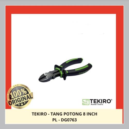 Jual TEKIRO TANG POTONG 8 INCH PL-DG0763 / TEKIRO DIAGONAL PLIERS 8 ...