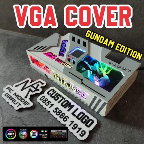 Jual vga cover msi gtx 1650 ventus gundam edition custom logo - NON LED ...