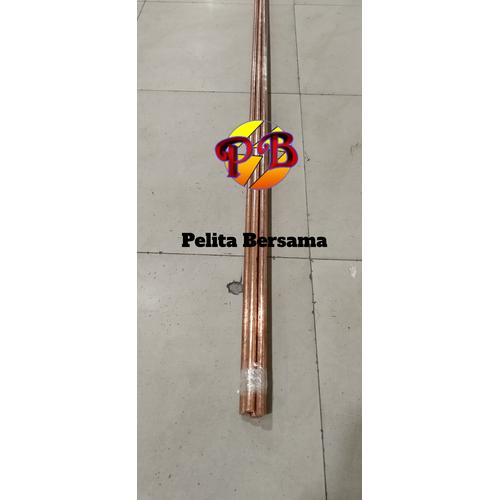 Jual Grounding Rod 3/4 x 3 Meter / Copper Rod (Full Tembaga) Diameter ...