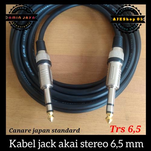 Jual Kabel jack trs stereo kabel jack akai 6,5 stereo 3 meter - 4 meter - Kota Tangerang Selatan ...
