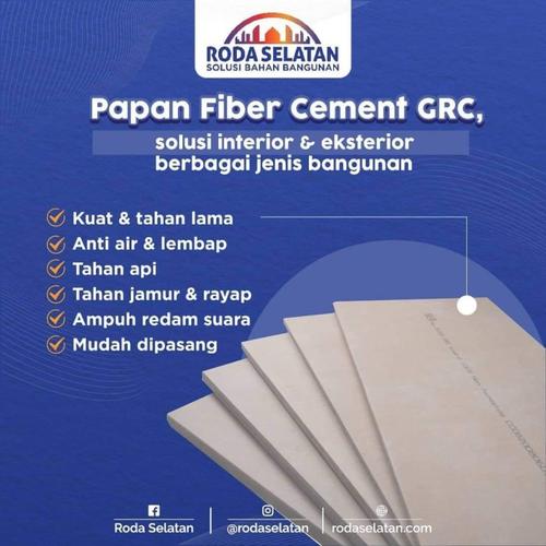 Jual Papan Fiber Cement SuperPanel GRC Board 15mm x 1220 x 2440 ...