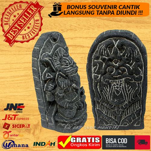 Jual MINIATUR PATUNG GANESHA BARONG FULL UKIR | MINIATUR PATUNG BATU ...