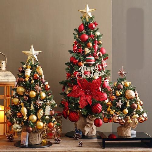 Jual Pohon Natal set hiasan mini special christmas gift DIY custom tree ...
