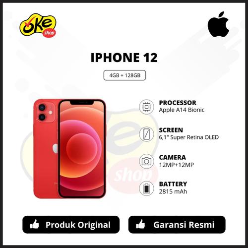 Promo Iphone 12 ( 4GB/128GB ) - Garansi TAM - Blue - Kota Surabaya ...