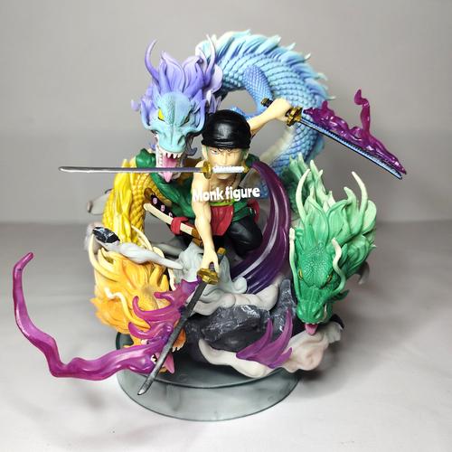 Jual One Piece Zoro Three Blade Three Dragon GK Hand - Made Figure ...