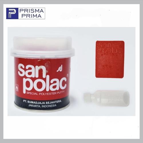 Jual Dempul Putty San Polac Plastik Sanpolac Mobil Kayu Besi 250 Gr 1/4 ...