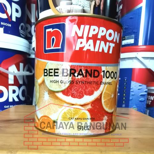 Jual NIPPON PAINT Cat Minyak Kayu Besi Bee Brand 1Kg 1 Kg Kaleng 0.9 L ...