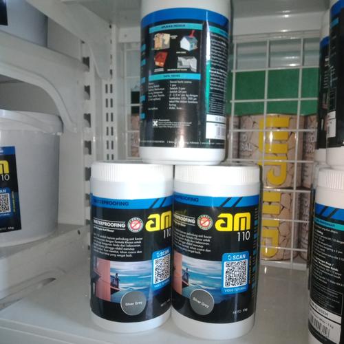 Jual am110 waterproofing cat pelapis anti bocor(1 kg) warna Silver Grey ...