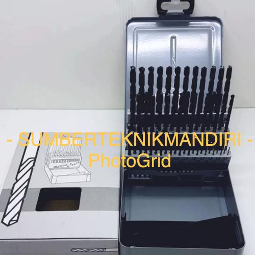 Promo MATA BOR BESI NACHI HSS SET 51 PCS 1-6 MM / 1-6MM 51PCS METAL BOX ...