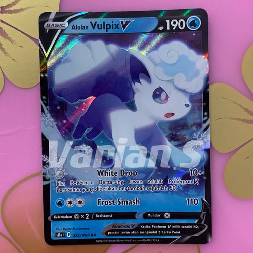 Jual Pokemon TCG Indonesia Alolan Vulpix V S11a 022 - Kab. Bekasi ...