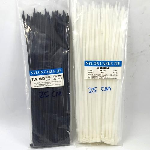 Jual Kabel ties 25cm kabeltis cable tie 25 cm nylon kabelties 2.5x250 mm - Putih - Jakarta Utara ...