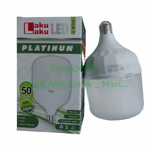 Jual Lampu led bergaransi Laku Laku 50watt bulb platinum 50 W bolam ...