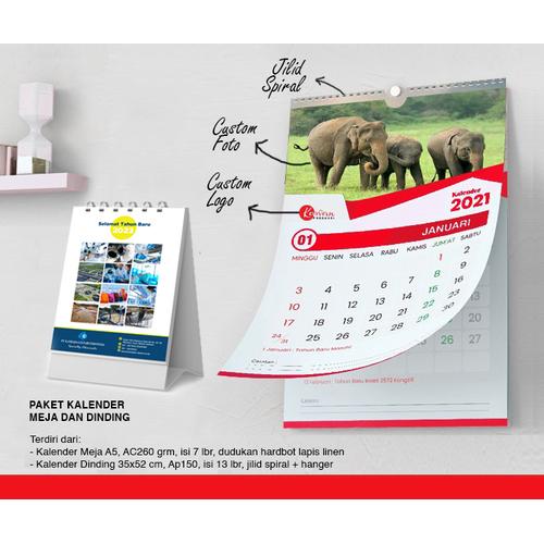 Jual Paket Kalender Meja dan Kalender Dinding Custom - Jakarta Pusat ...