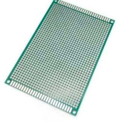 Jual PCB Dot Matrix Double Layer Hole 8x12 cm FR4 Protoboard lubang 2 ...