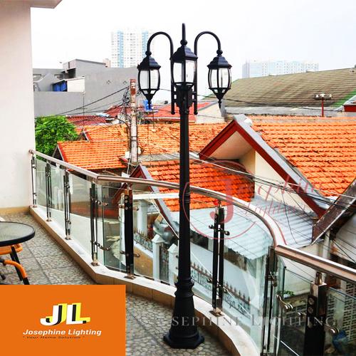 Jual Lampu Taman Tiang Outdoor Seri 7033 B6-3 (Cabang 3) - Hitam ...
