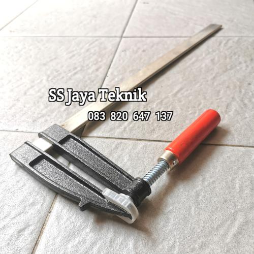 Jual Clamp F kayu Original 120 x 200 mm / Alat press kayu 120 x 200 mm ...