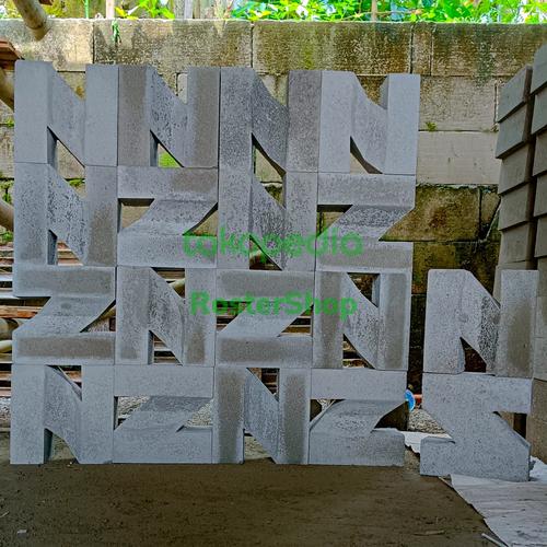 Jual roster beton N minimalis modern / pusat roster beton gratis ongkir ...