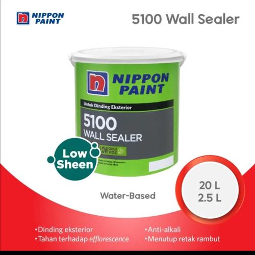 Jual Nippon paint wall sealer 5100 2,5 liter cat dasar dinding eksterior - Jakarta Timur - Fida ...