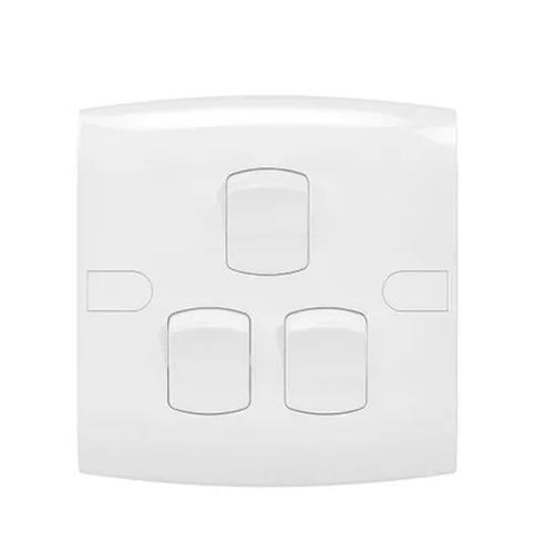 Jual Saklar 3 Gang 1 Way Eurosmart SST0301 Switch Putih - Kab. Gresik ...