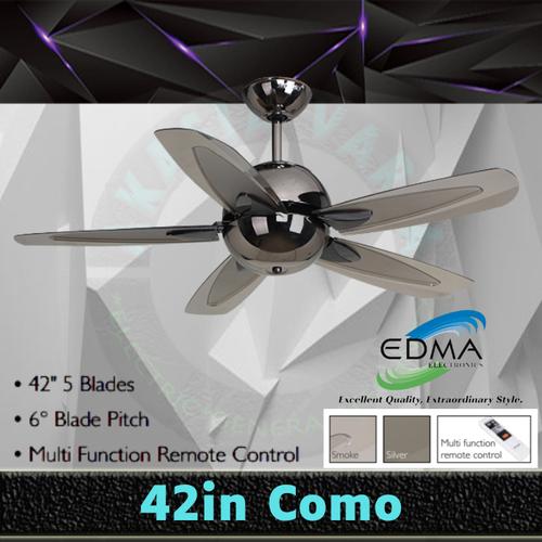 Jual MT.EDMA 42in COMO, Kipas Angin/Celling Fan, Remote - SILVER ...
