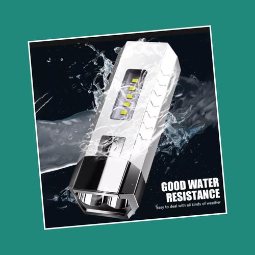 Jual Senter LED 2 Mata Multifungsi Flashlight Power Bank Super Terang ...