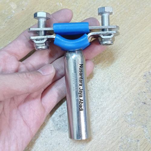 Jual Clamp Pipa Holder Sanitary Stainless 304 1/2 " inchi - Jakarta ...