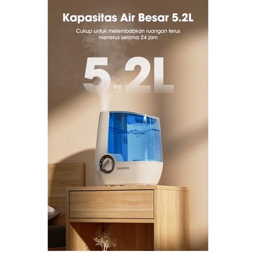 Jual Air Humidifier 5.2L Mesin Pelembab Udara Uap Otomatis Kapasitas ...