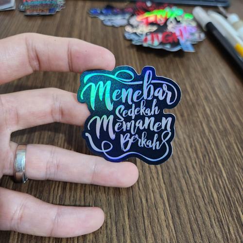 Jual Sticker Hologram Anime - PSH1268 - quotes - Sedekah Berkah ...