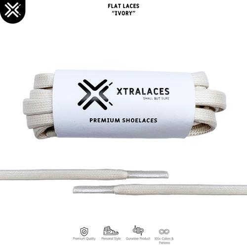 Jual TALI SEPATU LILIN GEPENG IVORY (WAXED LACES) - IVORY-80CM - Kota ...