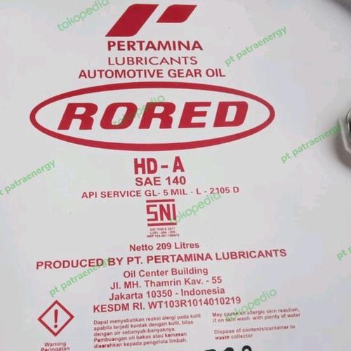 Jual Oli Gardan atauTrasmisi PERTAMINA RORED HD A 140 - Jakarta Timur ...
