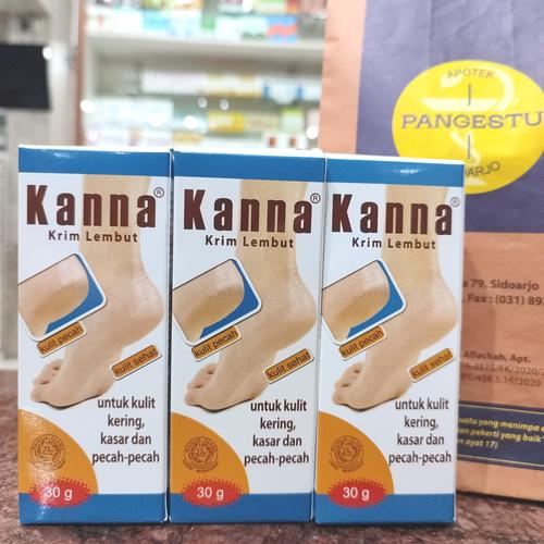 Jual Kanna Soft Cream 30gr / Kulit Kering & Pecah Pecah / Kana Krim ...