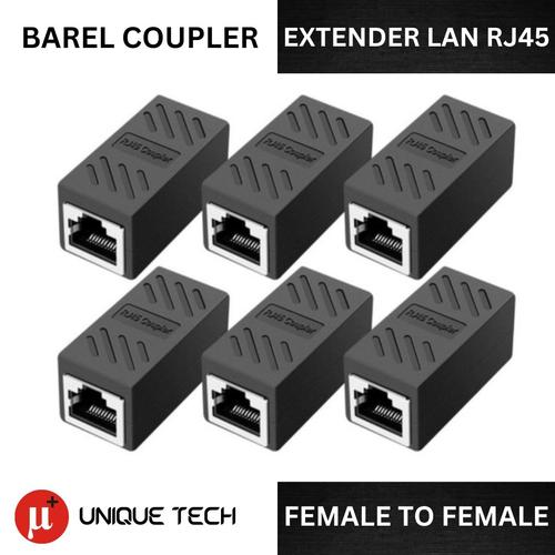 Jual BAREL RJ45 COUPLER FEMALE SAMBUNGAN KABEL LAN METAL BARREL ...