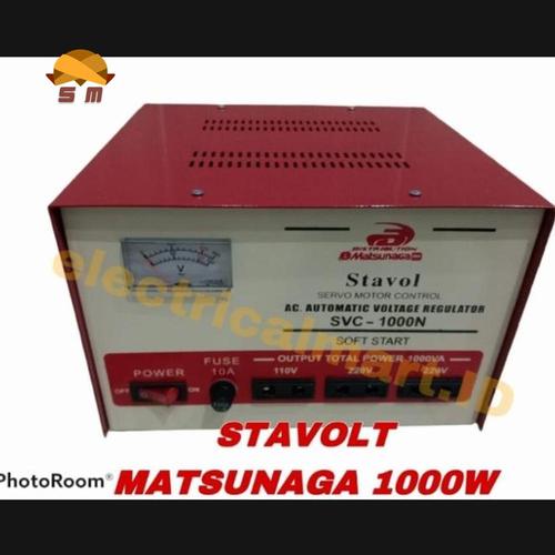 Jual SM - MATSUNAGA STABILIZER 1000VA STAVOLT 1000 WATT - Kota Surabaya ...