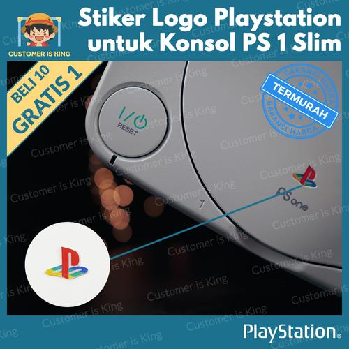 Jual Stiker Sticker Logo Playstation 1 SLIM Console Konsol PS1 - Kota ...
