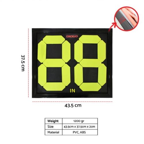 Jual Soccer Player Change Board Papan Pengganti DIOGO SL 911 Original ...