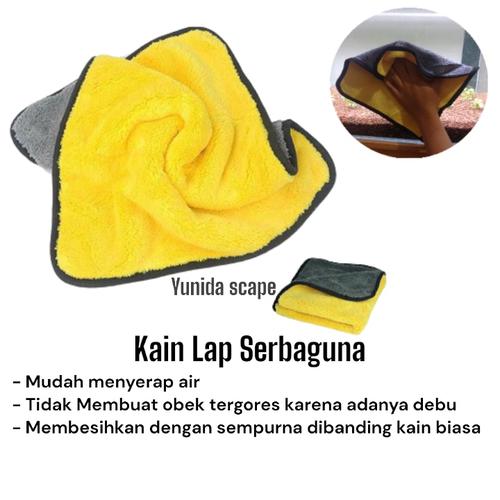 Jual KAIN LAP SERBAGUNA MICROFIBER PEMBERSIH KACA AQUARIUM - 30CM X ...