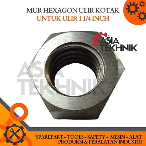 Jual Mur Hexagon Ulir Kotak 1 1/4 Inch - Mur Hexagon Trapesium ...