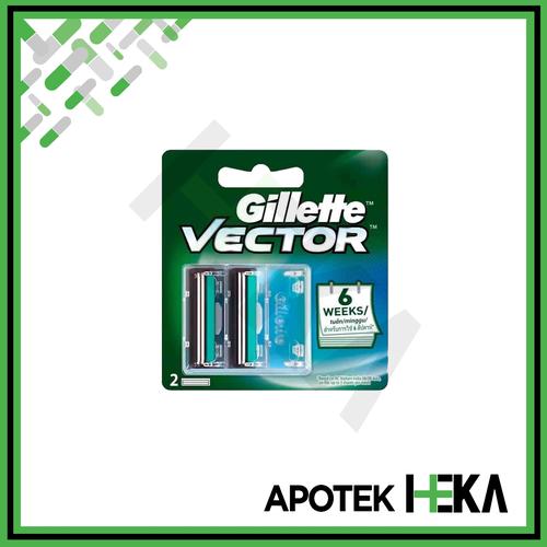 Jual Gillette Vector Cart 2s - Mata Pisau Vector Razor isi 2 - Kota ...