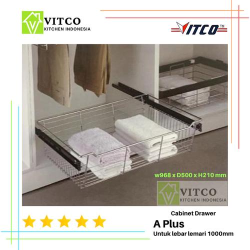 Jual Cabinet Drawer A Plus VITCO 1000 mm / Rak pakaian Lemari kamar set ...