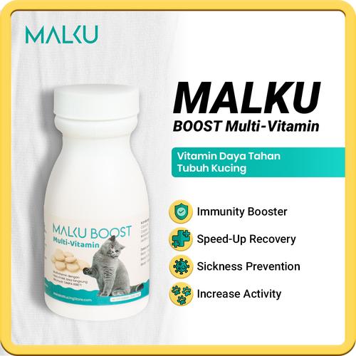 Jual Malku Boost Multivitamin Kucing Daya Tahan Tubuh - Malku Vitamin ...