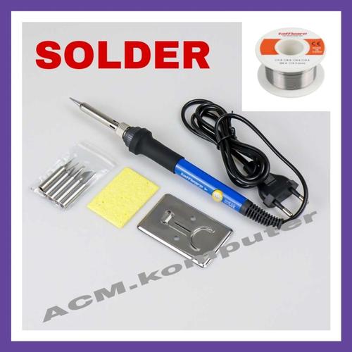 Jual Solder paket listrik taffware Heating 60W with 5 Tips - CS31 ...