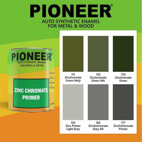 Jual Pioneer Zinch Chromate Primer / Cat Dasar Kayu & Besi 1 Ltr - 111 ...