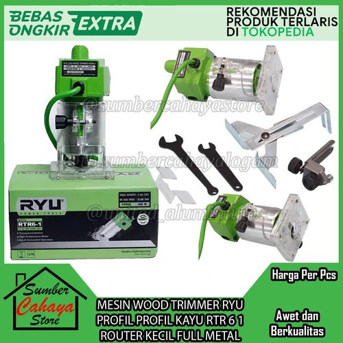 Jual MESIN WOOD TRIMMER RYU PROFIL PROFIL KAYU RTR 6 1 ROUTER KECIL ...