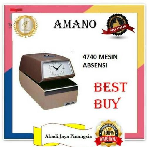 Jual Amano 4740 Mesin Absensi - Jakarta Selatan - Rumah Makan Putra ...