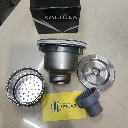 Jual Mangkok saringan stainless afur bak cuci piring wastafel washtafel ...